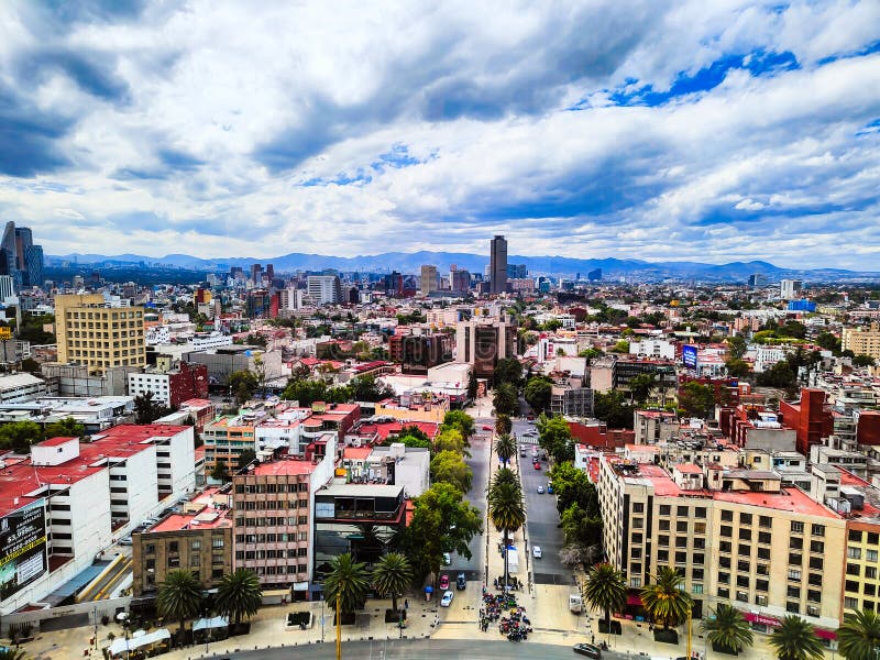Amazing View of Mexico City from the Tower Stock Image - Image of ...