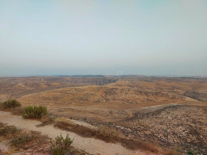 Amazing View in the Middle of the Day in the Desert Stock Image - Image ...