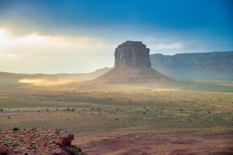 Amazing View of Monument Valley Buttes in Arizona Stock Image - Image ...
