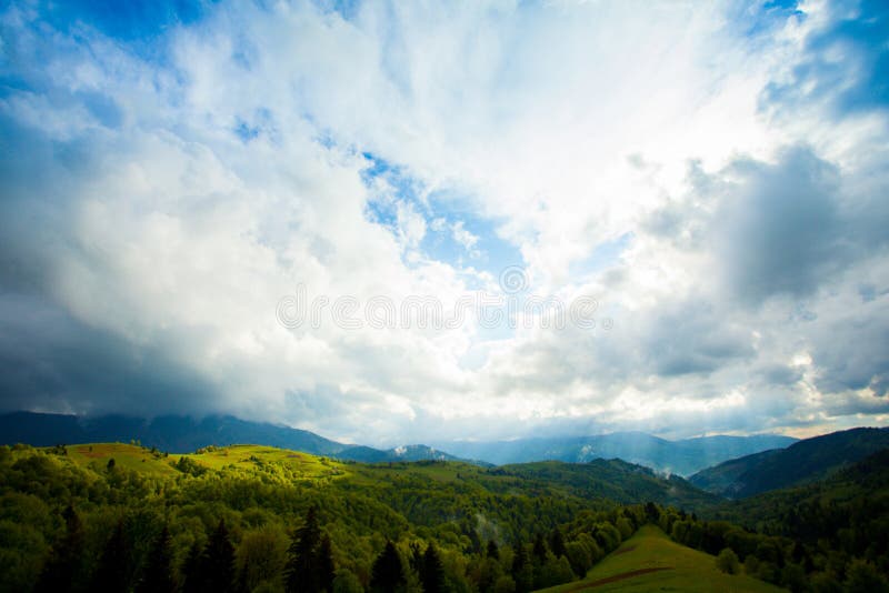 Amazing view from mountain stock image. Image of panoramic - 82953563