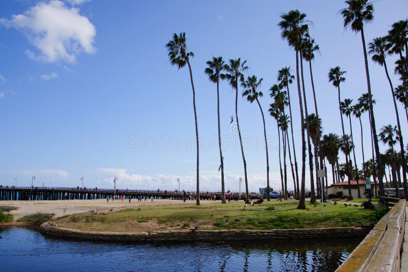 Amazing View by the Ocean in Sunny California Stock Image - Image of ...