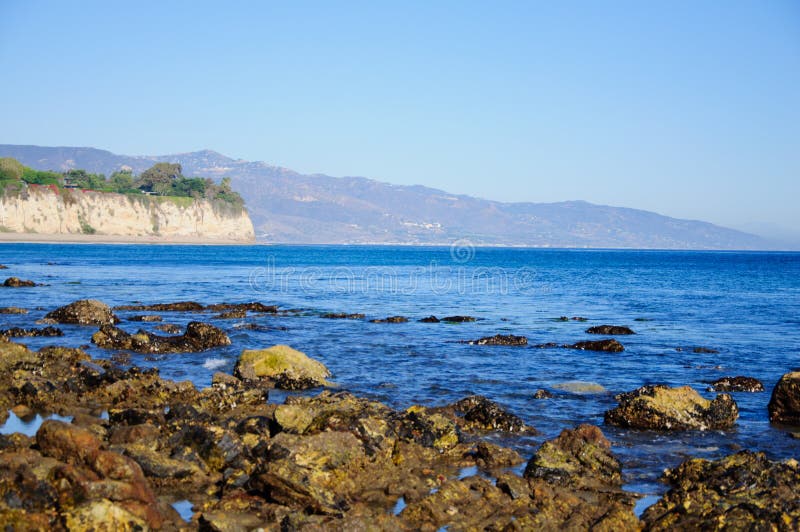 Amazing View by the Ocean in Sunny California Stock Photo - Image of ...