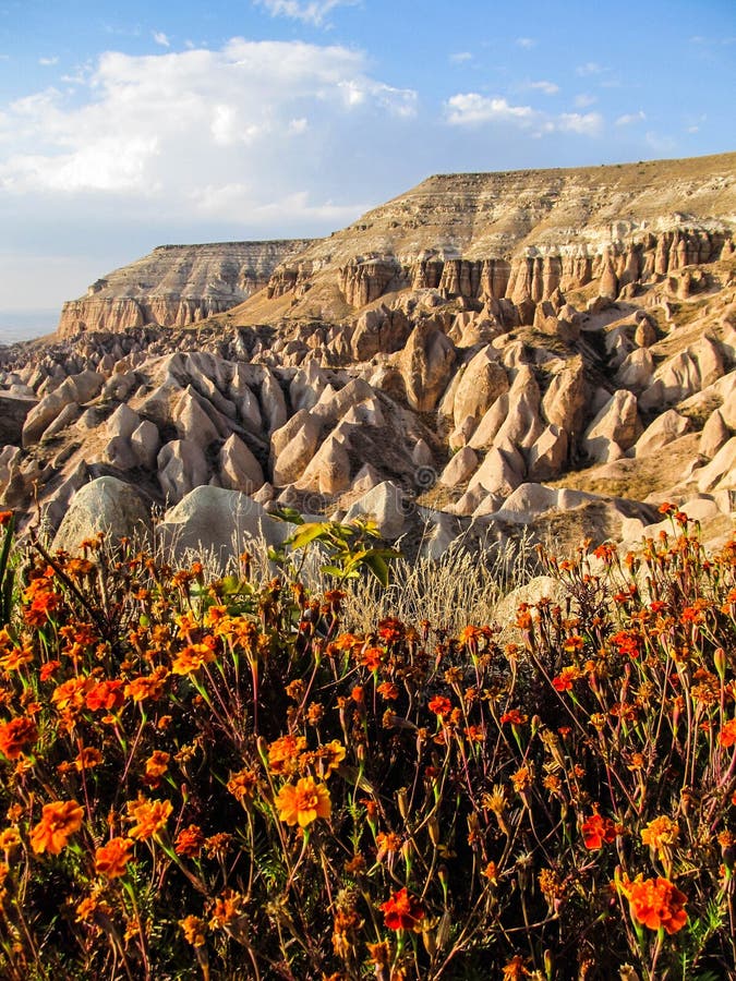 Amazing View from the Sunset Point in Cappadocia Stock Photo - Image of ...