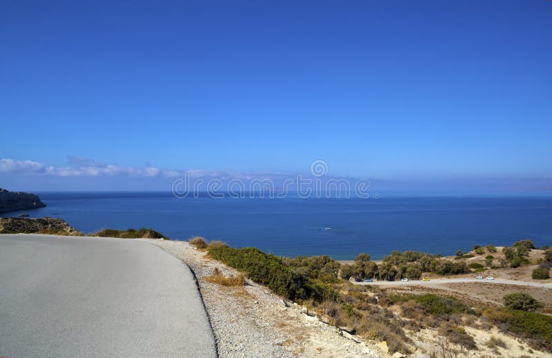 View on Water, Crete, Greece Stock Photo - Image of nature, water ...