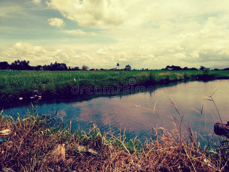 Amazing Views in the Village of Central Java Stock Photo - Image of ...