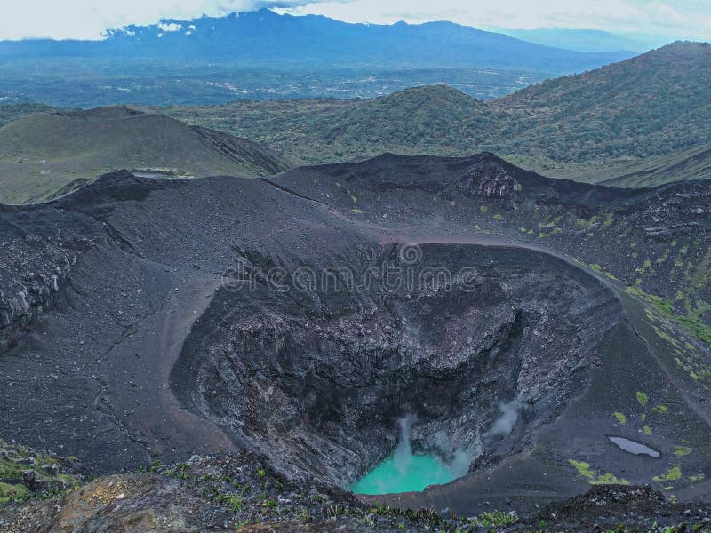 Amazing Volcano from Tropical Country Stock Photo - Image of coast ...