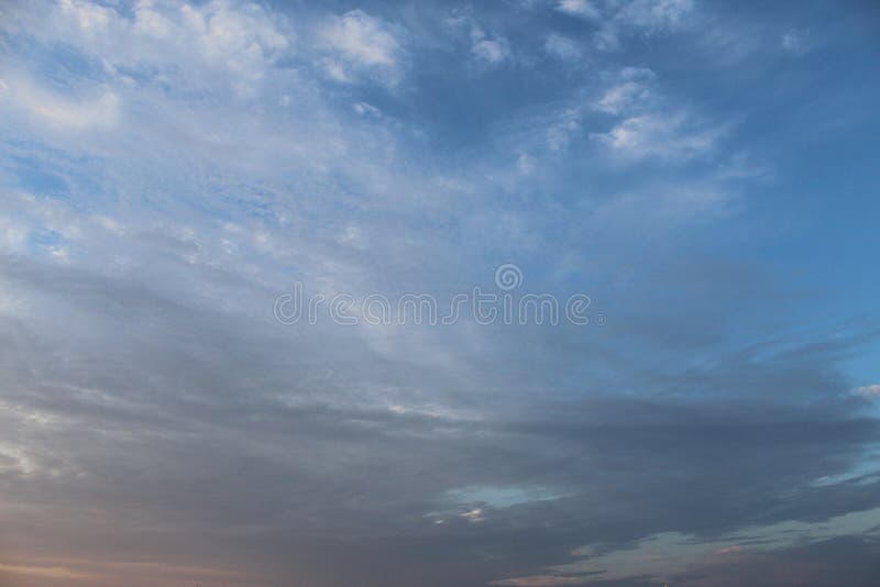 Amazing Weather after the Rain. Beautiful Nature Blue Cloud Sunlight ...