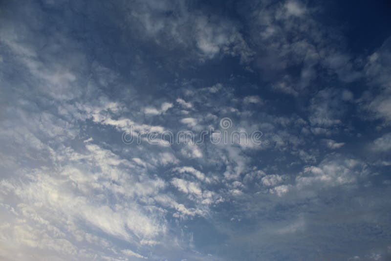 Amazing Weather after the Rain. Beautiful Nature Blue Cloud Sunlight ...