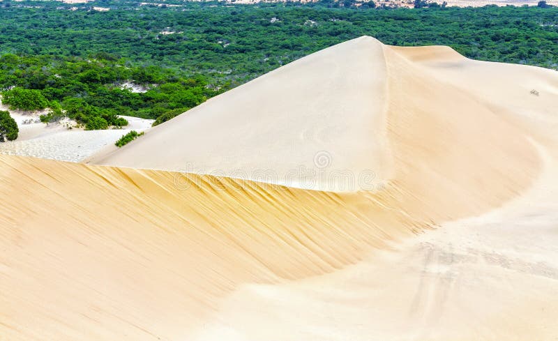 Amazing White Sand Dune stock image. Image of inspiration - 76542573
