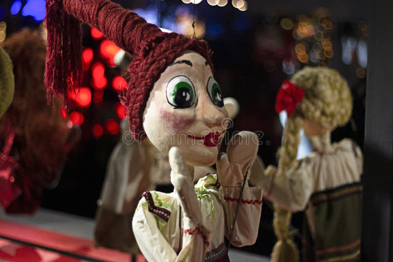 A Amazing Women Puppet Dancing on Holiday Stock Photo - Image of ...