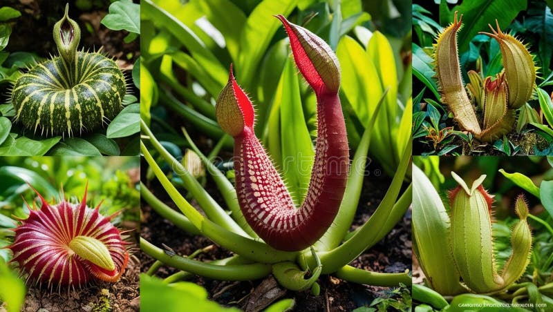 "the Amazing World of Carnivorous Plants" Stock Illustration ...