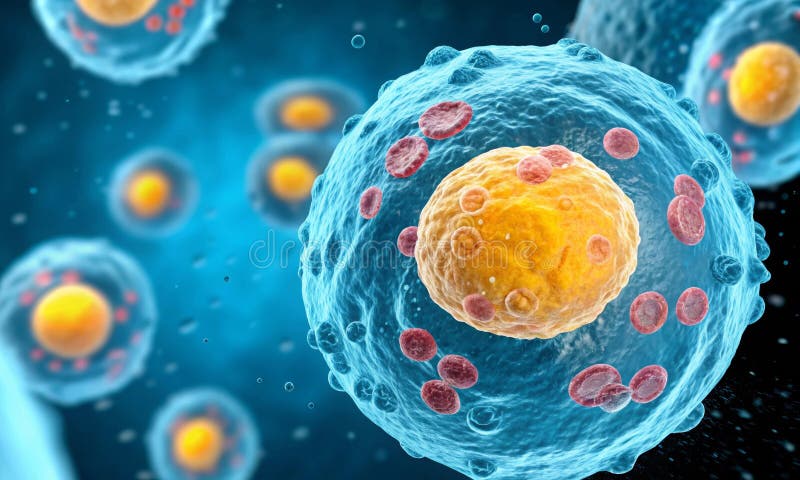 The Amazing World of Cells: Biological Structures in Detail Stock Image ...