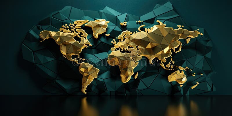 Amazing world map stock illustration. Illustration of america - 304051725