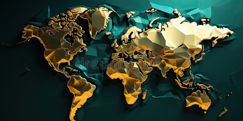 Amazing world map stock illustration. Illustration of color - 304052729