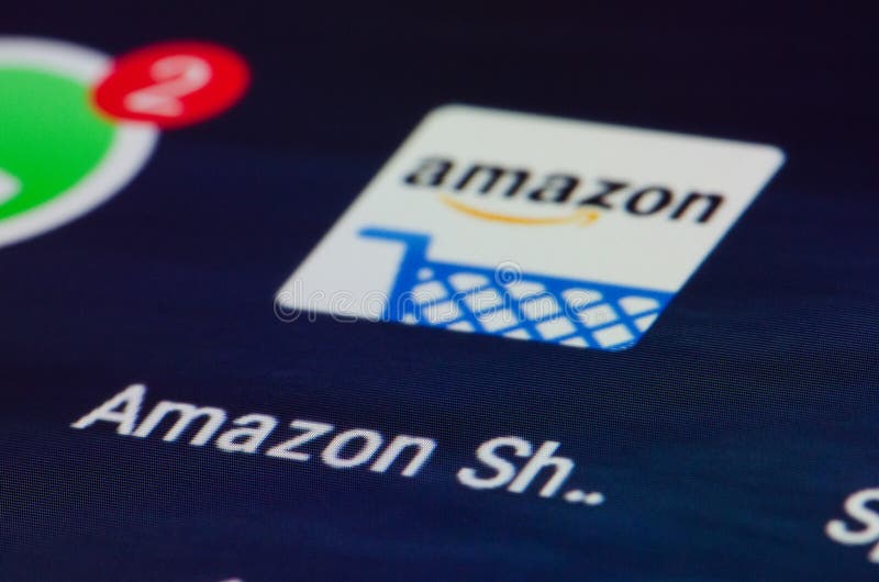 Amazon app editorial image. Image of digital, phone - 138649815