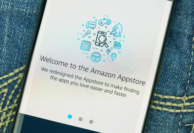 Amazon App on a Cell Phone. Editorial Stock Photo - Image of mobile ...