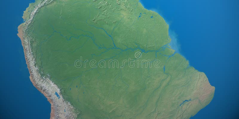 Amazon River Delta From Space