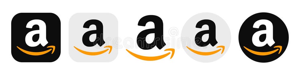 Amazon Brand Logo, Isolated Icons Editorial Stock Photo - Illustration ...