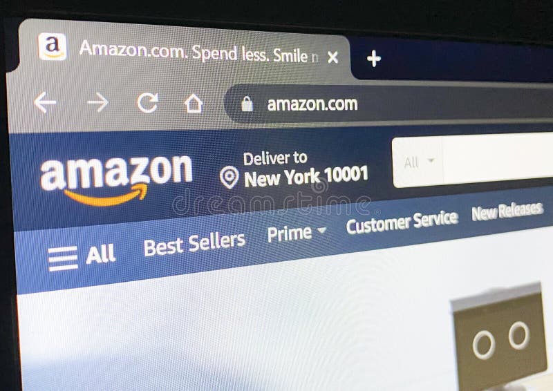 Amazon.com Web Page in Web Browser Editorial Photography - Image of ...