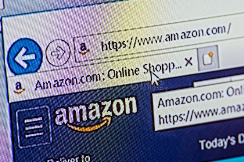 Amazon.com Web Site editorial photo. Image of logo, screen - 178328696