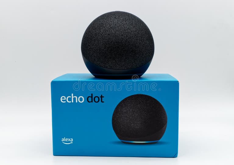 Amazon Echo Dot. Alexa, Virtual Assistant AI. Editorial Stock Photo ...