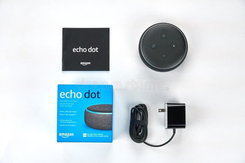 Amazon Echo dot editorial image. Image of assistance - 153161665