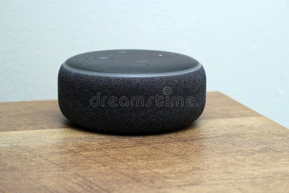 Amazon Echo Dot Third Generation Stock Photo - Image of control, amazon ...
