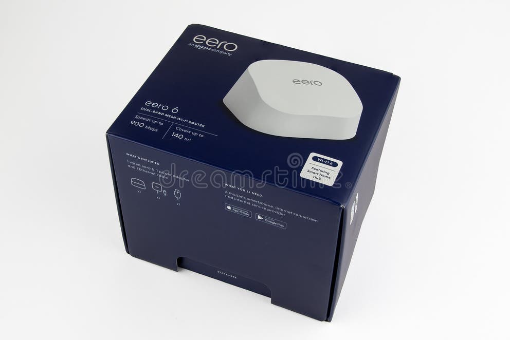 Amazon Eero 6 Wifi Internet Router Box Packaging Editorial Stock Photo ...
