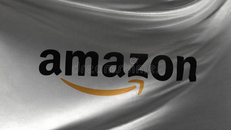 Amazon Flag 3D White Background Stock Video - Video of flag, ecommerce ...