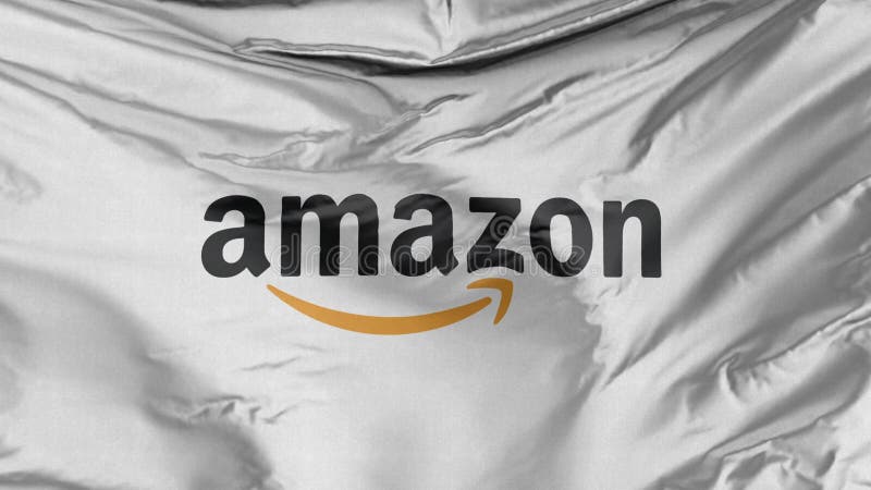 Amazon Flag 3D White Background Stock Video - Video of endless ...
