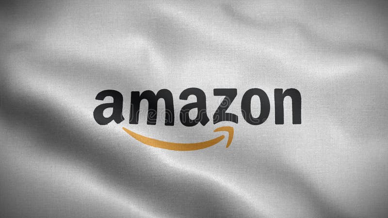 Amazon Flag 3D White Background Stock Video - Video of endless ...