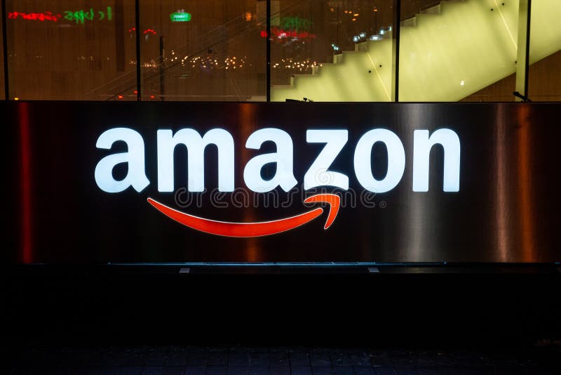 Amazon Head Office Sign in America Editorial Stock Photo - Image of ...