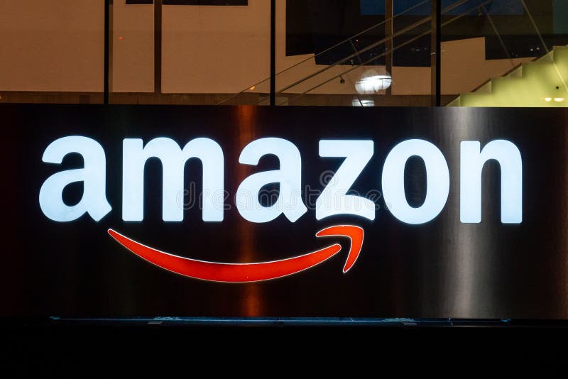 Amazon Head Office Sign in America Editorial Stock Photo - Image of ...