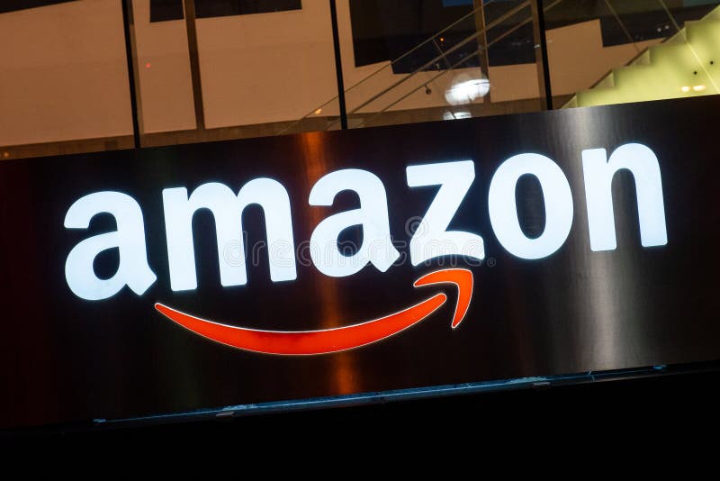Amazon Head Office Sign in America Editorial Stock Image - Image of ...