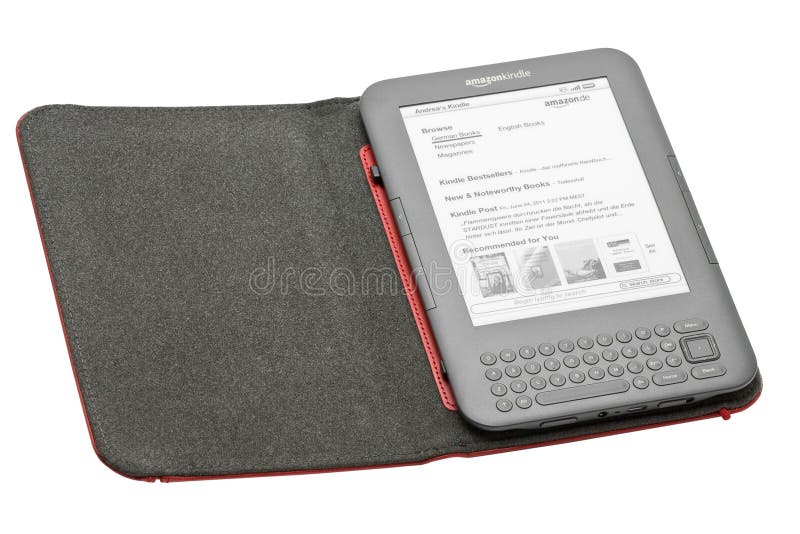 Amazon Kindle 3 editorial stock photo. Image of umts - 20083438