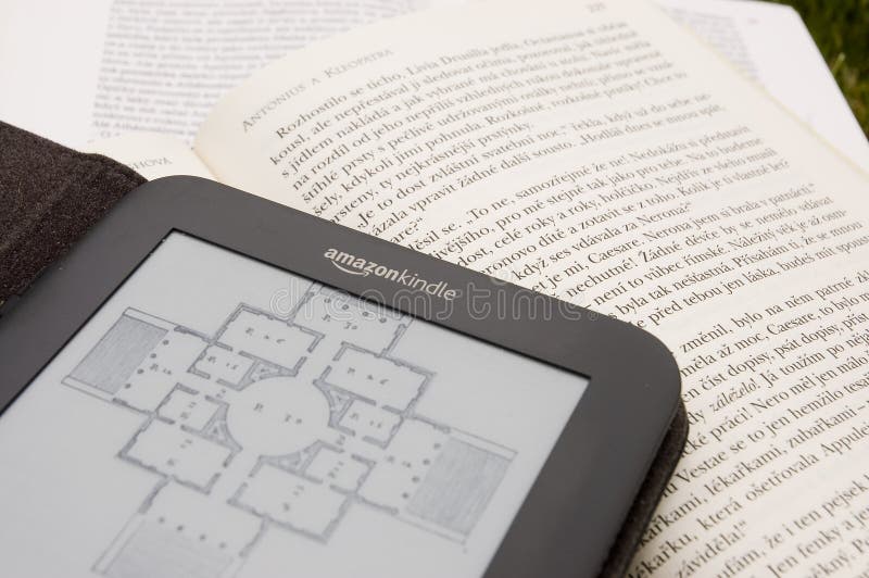Amazon Kindle E-Reader editorial image. Image of wireless - 19779655