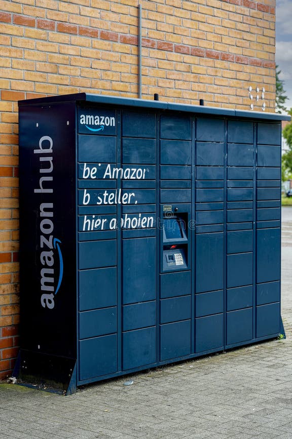 Amazon Lockers for Parcels of Customers Editorial Photo - Image of send ...
