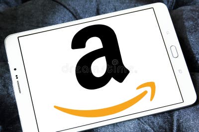 Amazon logo editorial stock photo. Image of symbols, applications ...