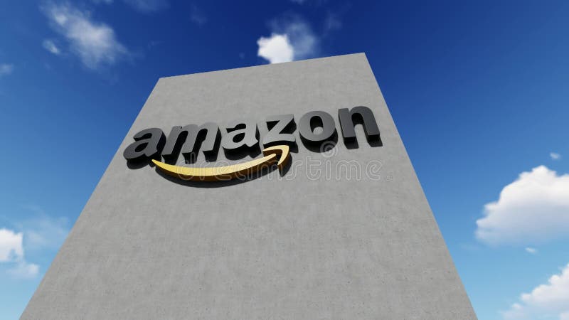 Amazon logo stock footage. Video of consumer, facade - 213234480