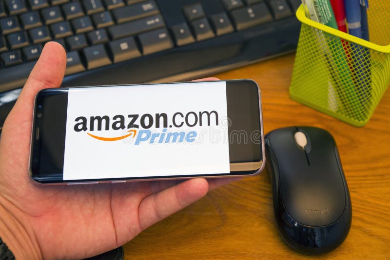 Amazon Logotipo De La Prima De COM Foto editorial - Imagen de editorial ...
