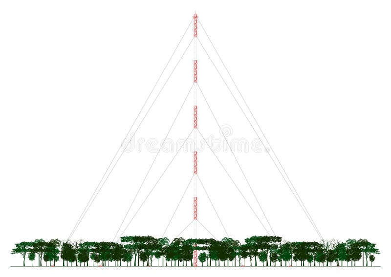 Amazon Observatory Tower in Brazil Stock Vector - Illustration of ...