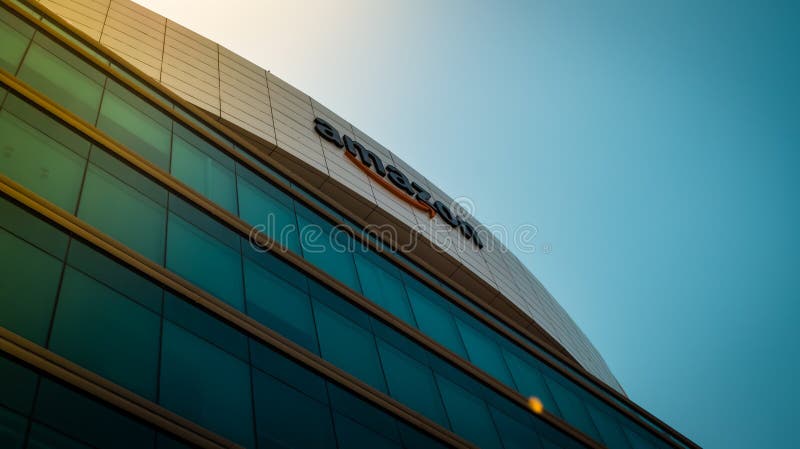Amazon Office Building in the City Editorial Stock Image - Image of ...