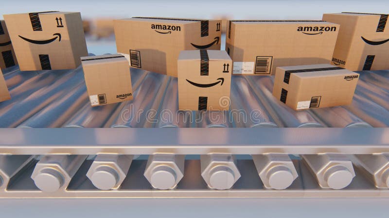 Amazon Prime Boxes stock footage. Video of delivery - 161035982