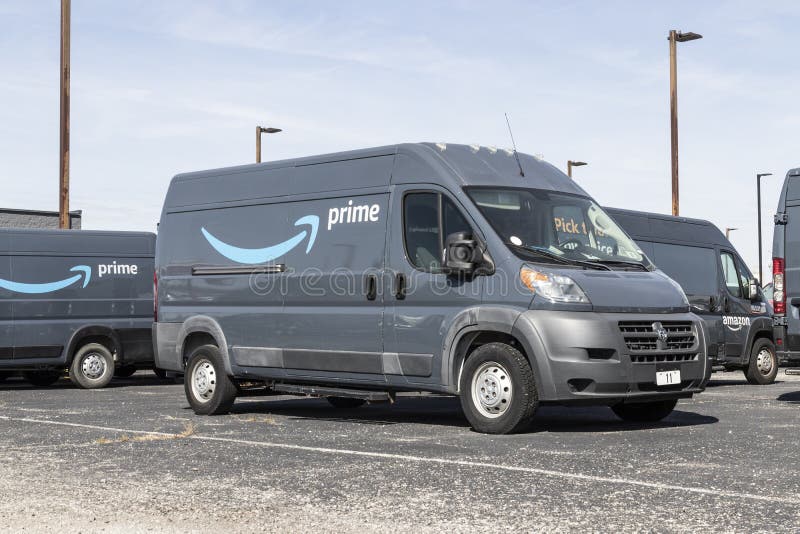 Amazon Prime Delivery Van. Amazon Editorial Stock Photo - Image of ...