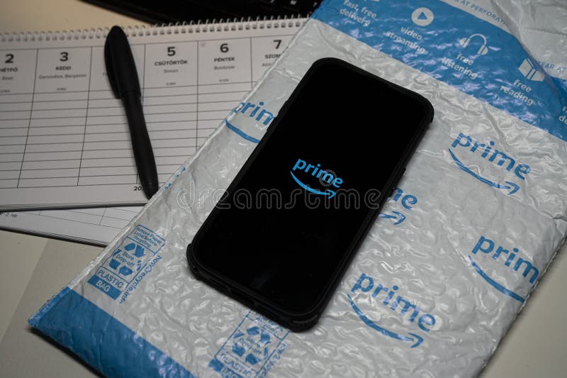 Amazon Prime Video Streaming App on Smartphone on IPhone 14 Pro Screen ...