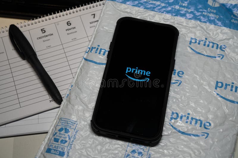 Amazon Prime Video Streaming App on Smartphone on IPhone 14 Pro Screen ...