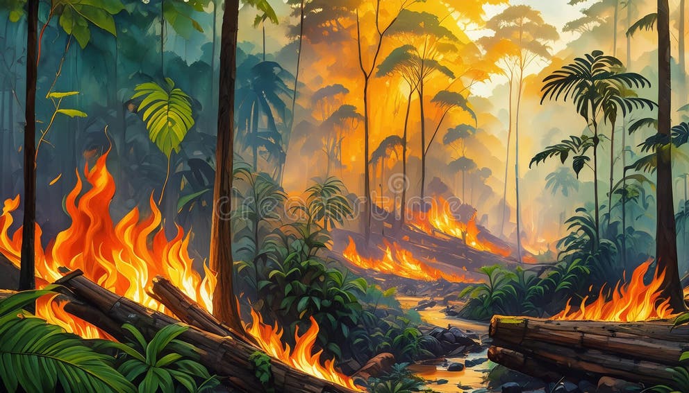 Amazon Deforestation Stock Illustrations – 525 Amazon Deforestation ...