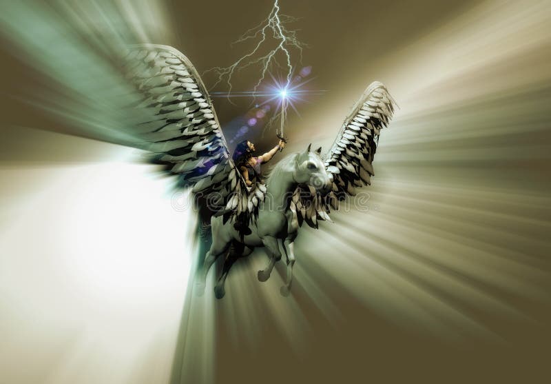 Legendary Pegasus Stock Illustrations – 395 Legendary Pegasus Stock ...