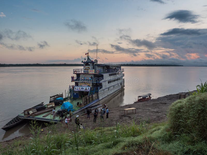 Amazon river editorial image. Image of rain, tourist - 213571915
