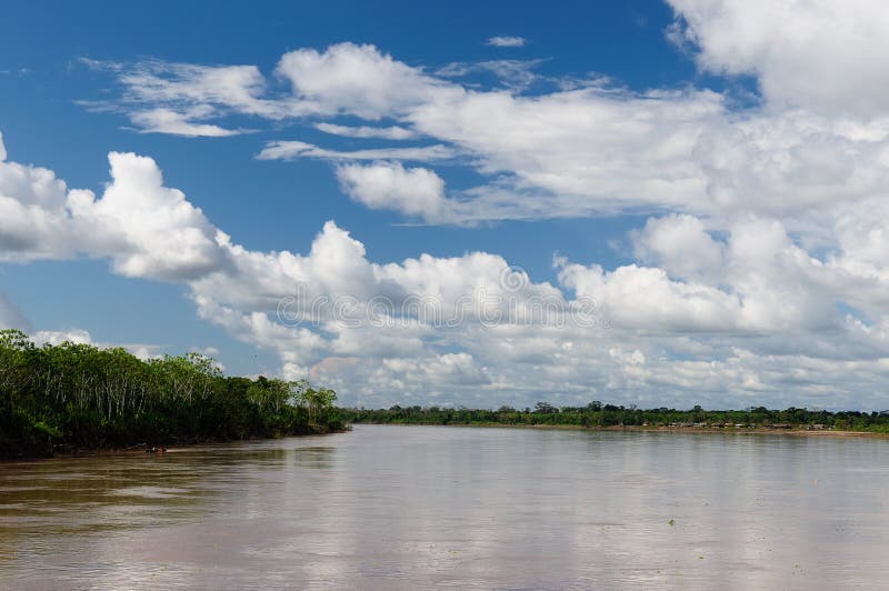 Amazon River Landscape in Brazil Stock Image - Image of landscape ...